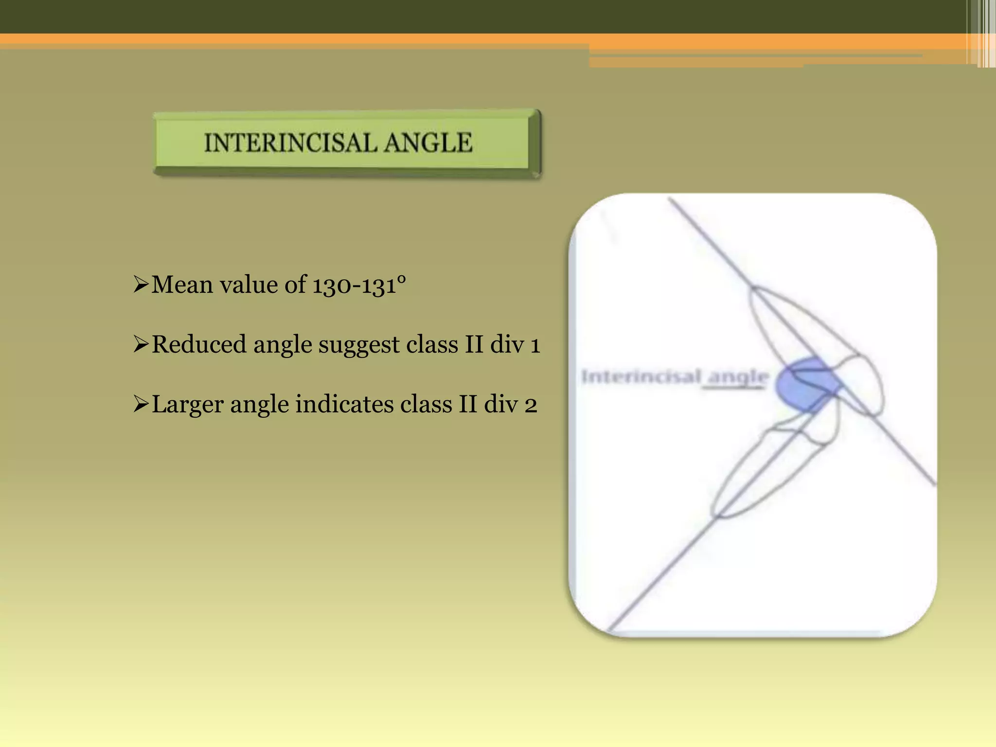 STEINERS ANALYSIS : CEPHALOMETRICS | PPTX