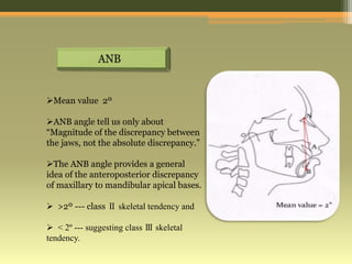 STEINERS ANALYSIS : CEPHALOMETRICS | PPTX