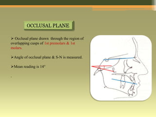 STEINERS ANALYSIS : CEPHALOMETRICS | PPTX