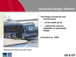 Universal Design and the ICF | PDF