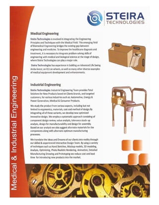 Steira technologies brochure 2011 | PDF