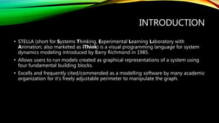 [Stella] Simulation and Modelling Software | PPT
