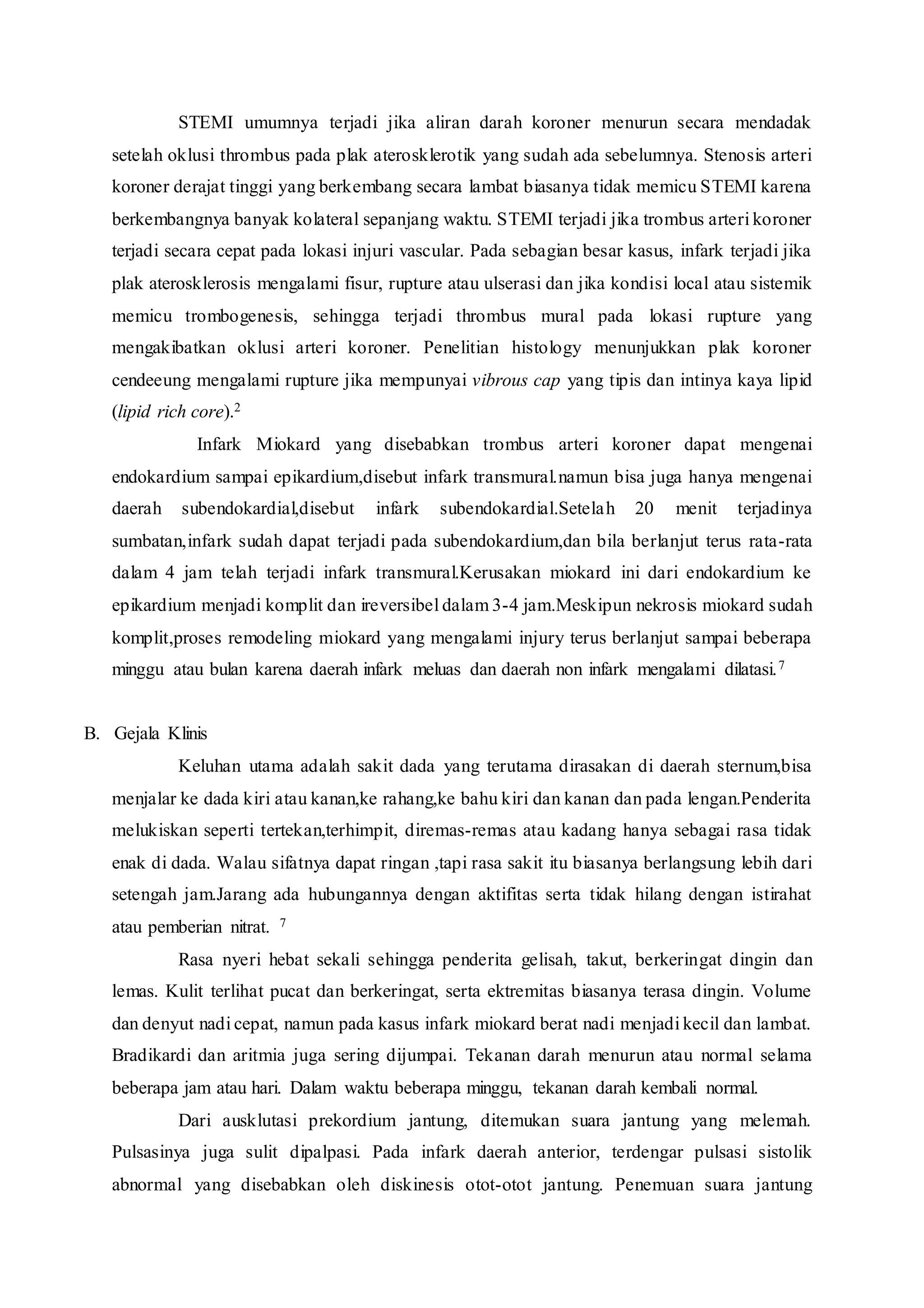 St elevasi miokard infark | DOCX