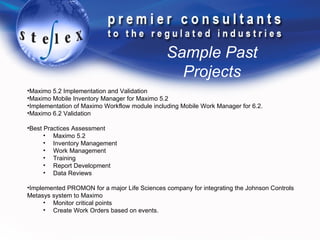 Stelex EAM Services Overview | PPT