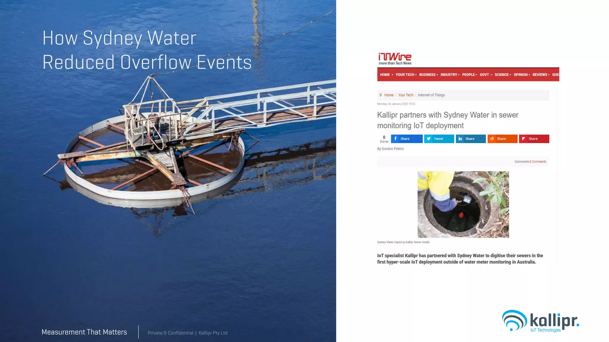 SEWER PIT MONITORING AND IOT AT SCALE: CASE STUDY | PPT