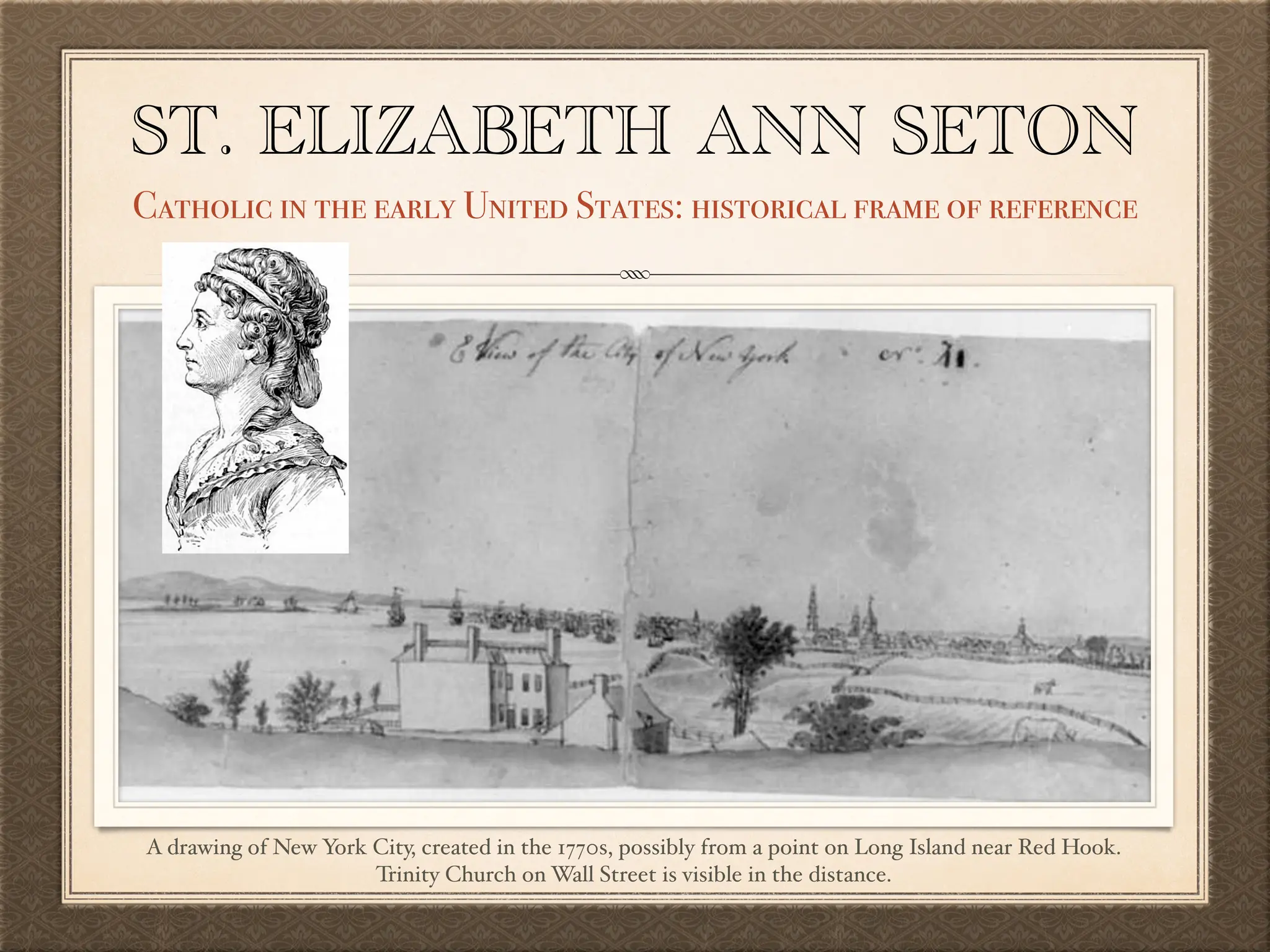 St. Elizabeth Ann Seton: Historical Frame of Reference | PDF