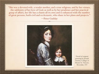 St. Elizabeth Ann Seton: Historical Frame of Reference | PPT