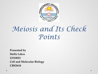 Meiosis and its phases along with checkpoint.pptx