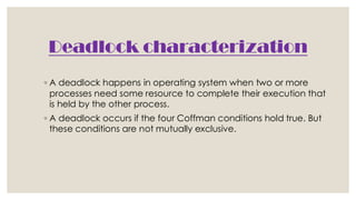 The Semaphore and Deadlock concept -os.pdf