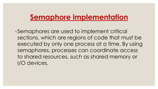 The Semaphore and Deadlock concept -os.pdf