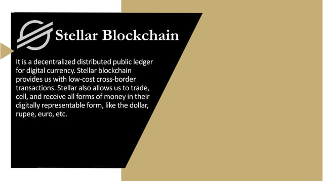 Stellar Blockchain | PPTX