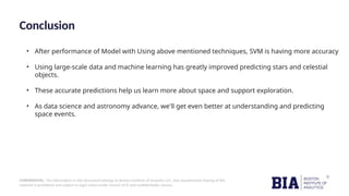 Stellar Object Classification: Unveiling the Cosmos | PPTX