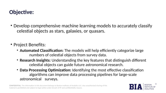 Stellar Object Classification Unveiling The Cosmos Ppt
