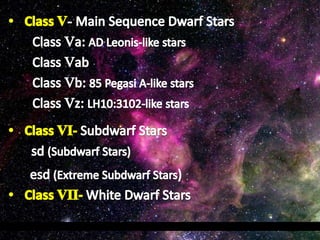 Stellar Classification Systems | PPSX