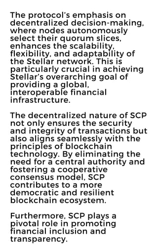 Stellar Consensus Protocol (SCP) The Heart of Stellar Blockchain.pdf
