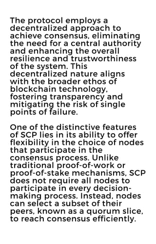 Stellar Consensus Protocol (SCP) The Heart of Stellar Blockchain.pdf