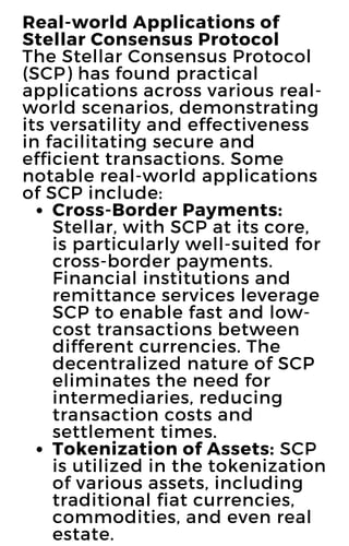Stellar Consensus Protocol (SCP) The Heart of Stellar Blockchain.pdf