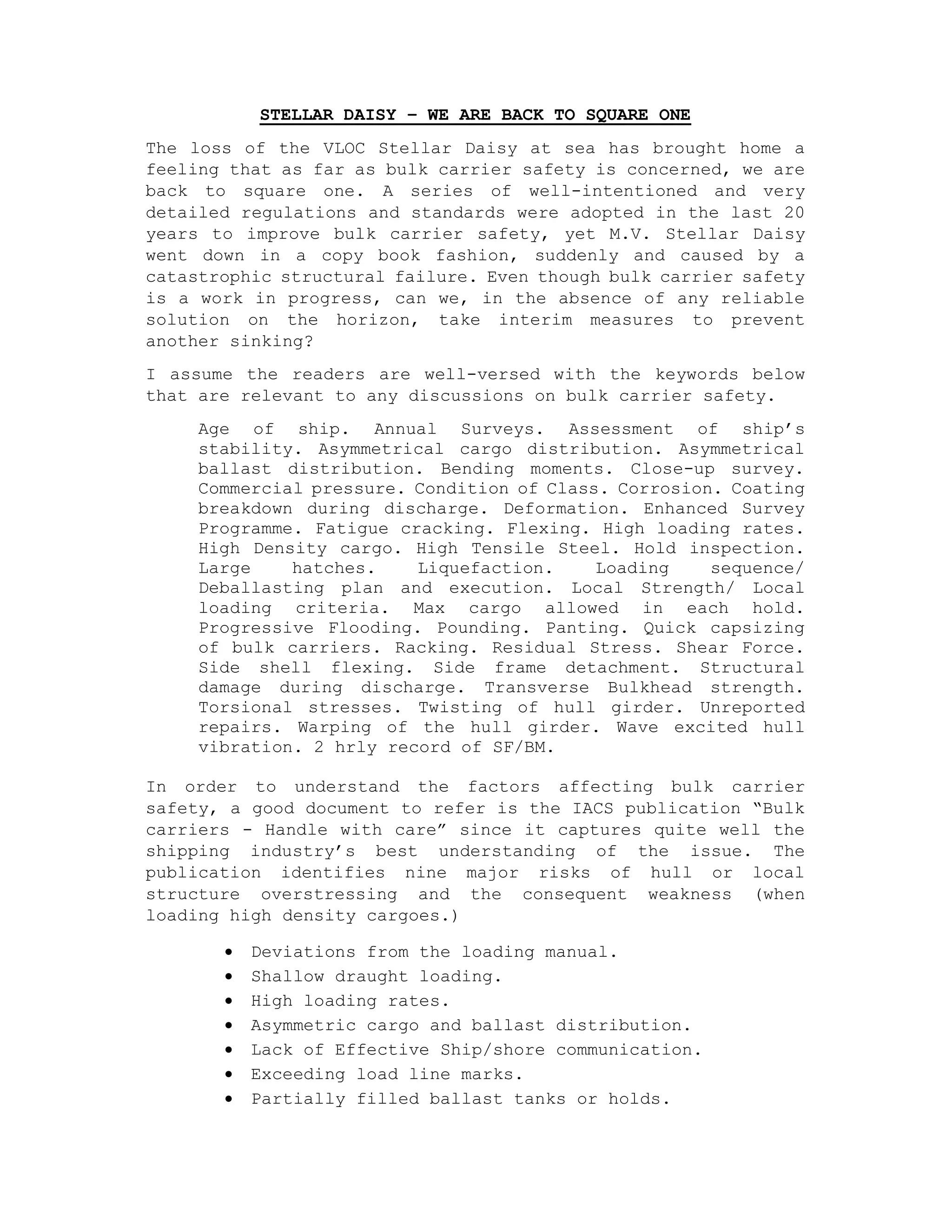 Stellar daisy we are back to square one | PDF