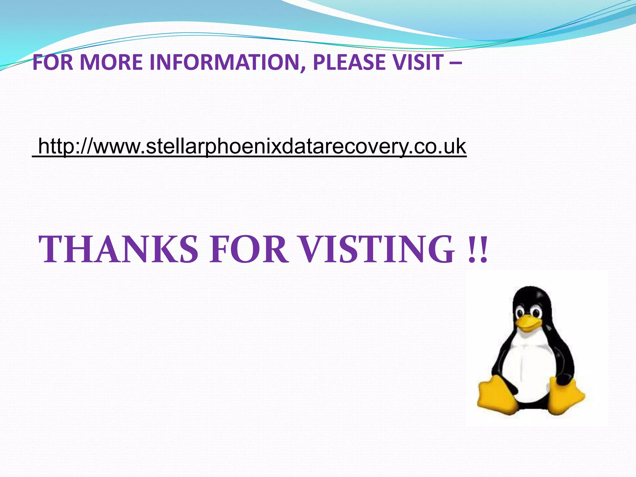 Linux data recovery | PPT