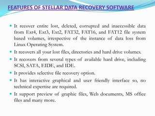 Linux data recovery | PPT