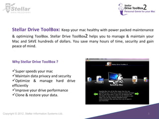 Stellar Drive ToolBox2 | PPT