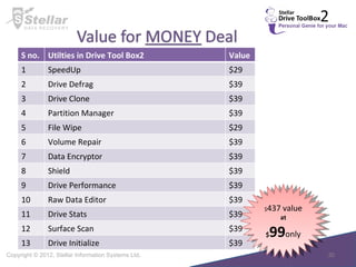 Stellar Drive ToolBox2 | PPT