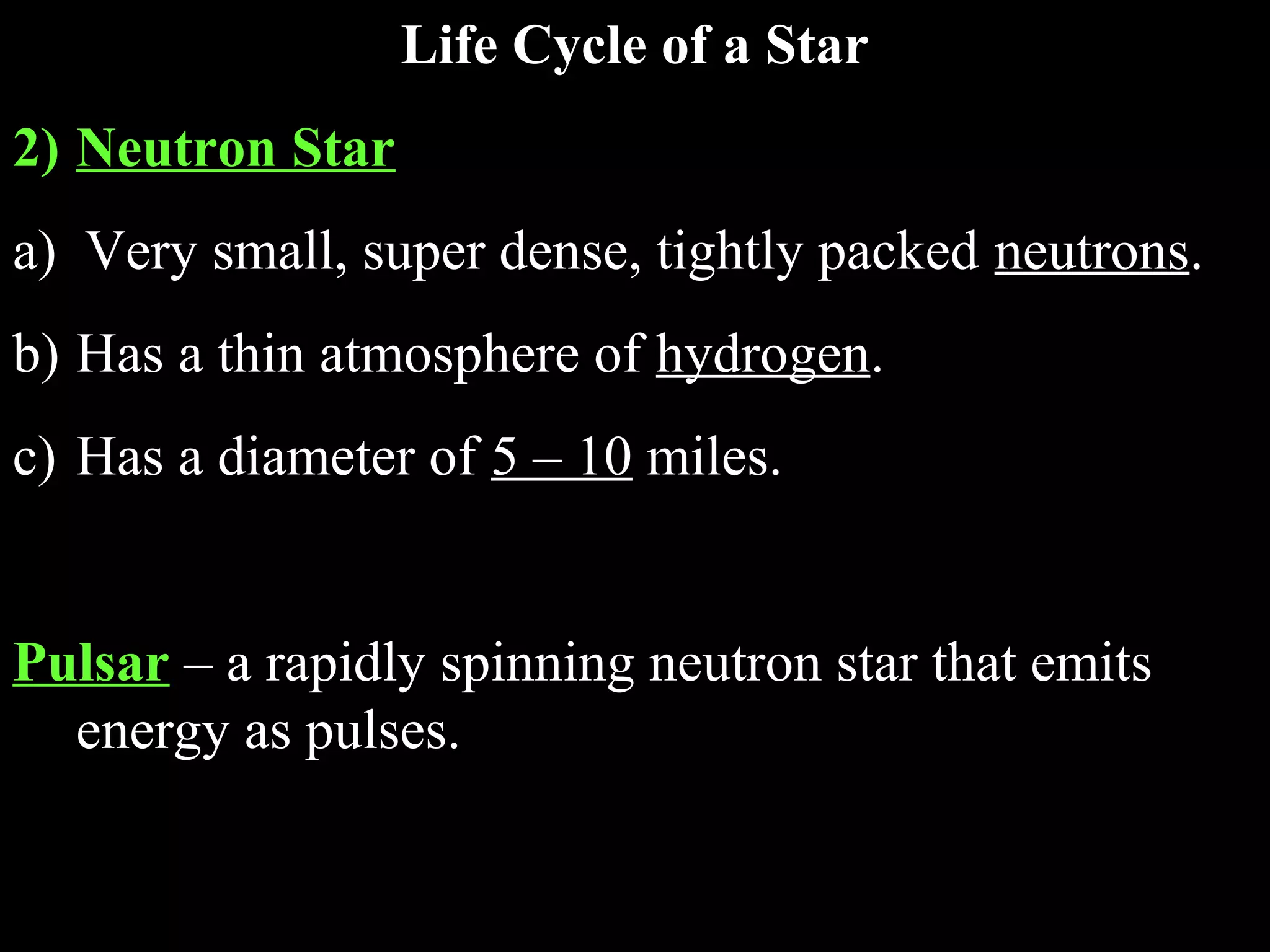 Stars - Stellar Evolution | PPT