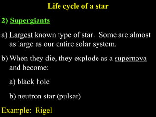 Stars - Stellar Evolution | PPT