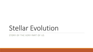 Stellar evolution | PPTX