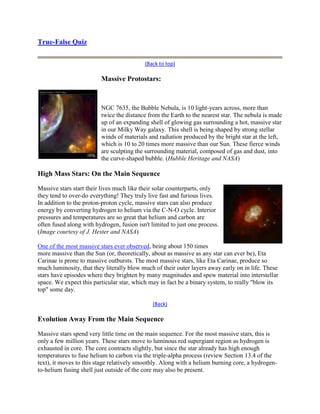 Stellar evolution by joey | DOCX