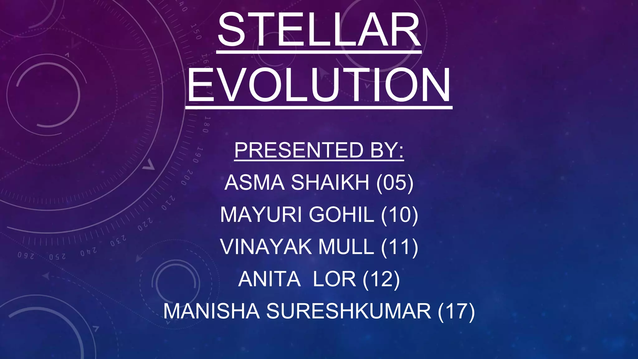 Stellar evolution ppt | PPTX