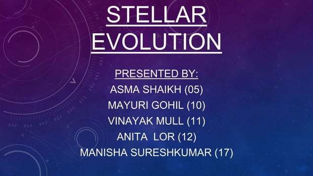 Stellar evolution ppt | PPTX