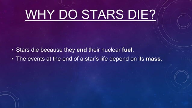 Stellar evolution ppt | PPTX