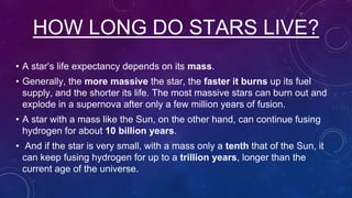 Stellar evolution ppt | PPTX