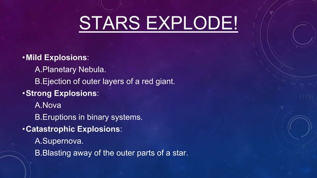 Stellar evolution ppt | PPTX