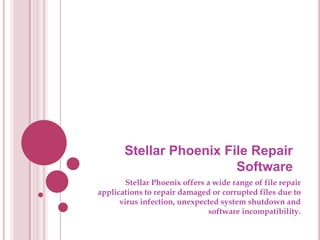 Stellar file repair | POTX