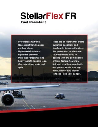 StellarFlex FR (Fuel Resistant) Asphalt | PDF
