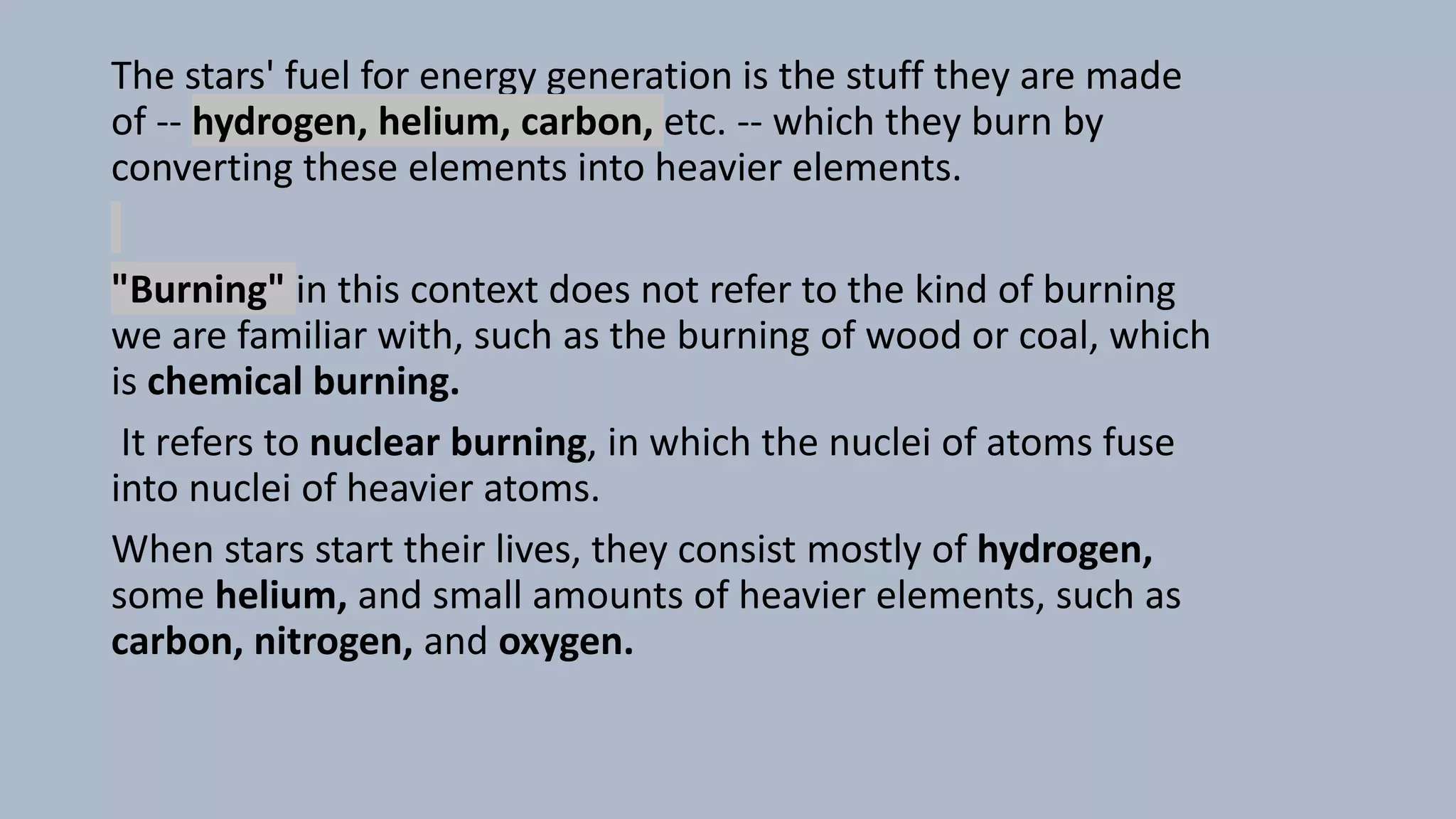 Stellar fusion | PPTX