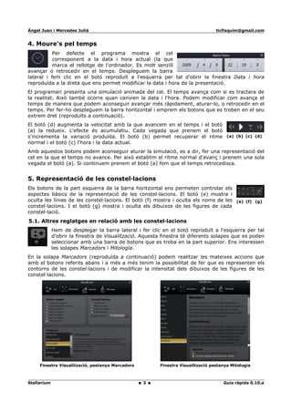 Guia ràpida per a Stellarium | PDF