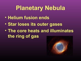 Stellar life cycle section 3 | PPT