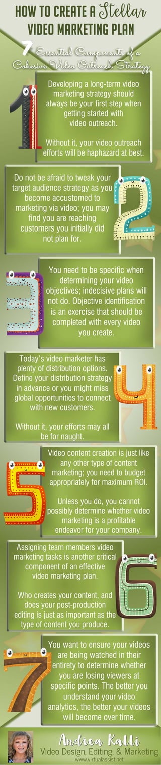 How to Create a Stellar Video Marketing Plan INFOGRAPHIC | PDF