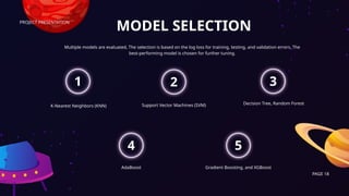 Stellar Object Classification: Unveiling the Universe with Machine Learning | PPTX