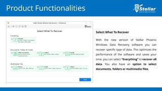 Stellar Phoenix Windows Data Recovery v7 | PDF