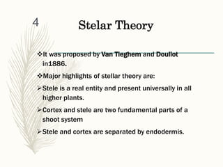 Stelar System, Stele, its types and evolution(edited) | PPT