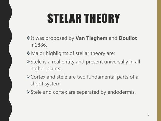 Stelar System, Stele, its types and evolution | PPTX