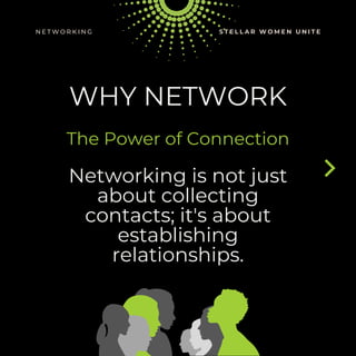 STELLAR WOMEN UNITE - NETWORK EFFECTIVELY | PDF