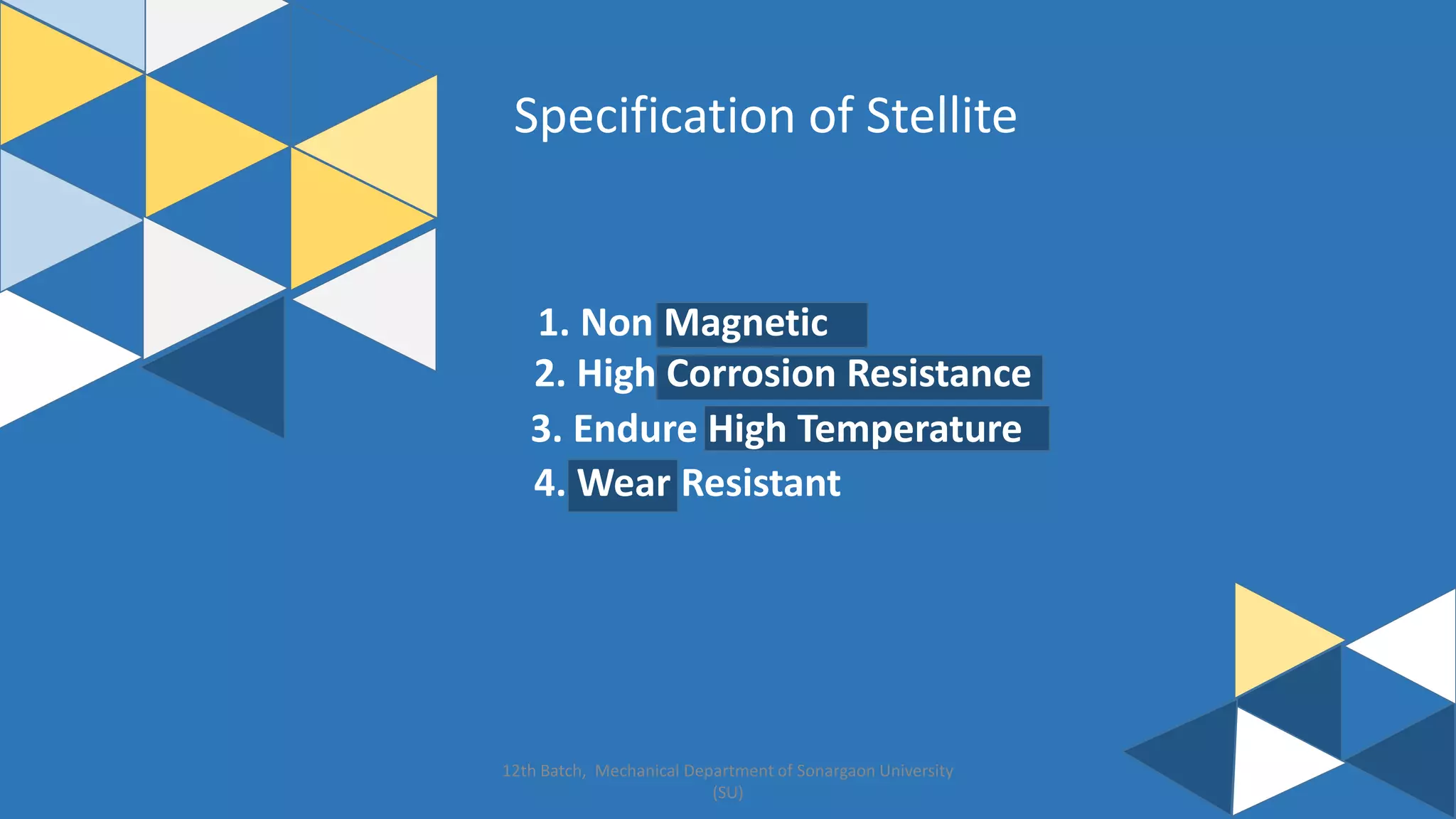 Stellite Composite material | PPTX