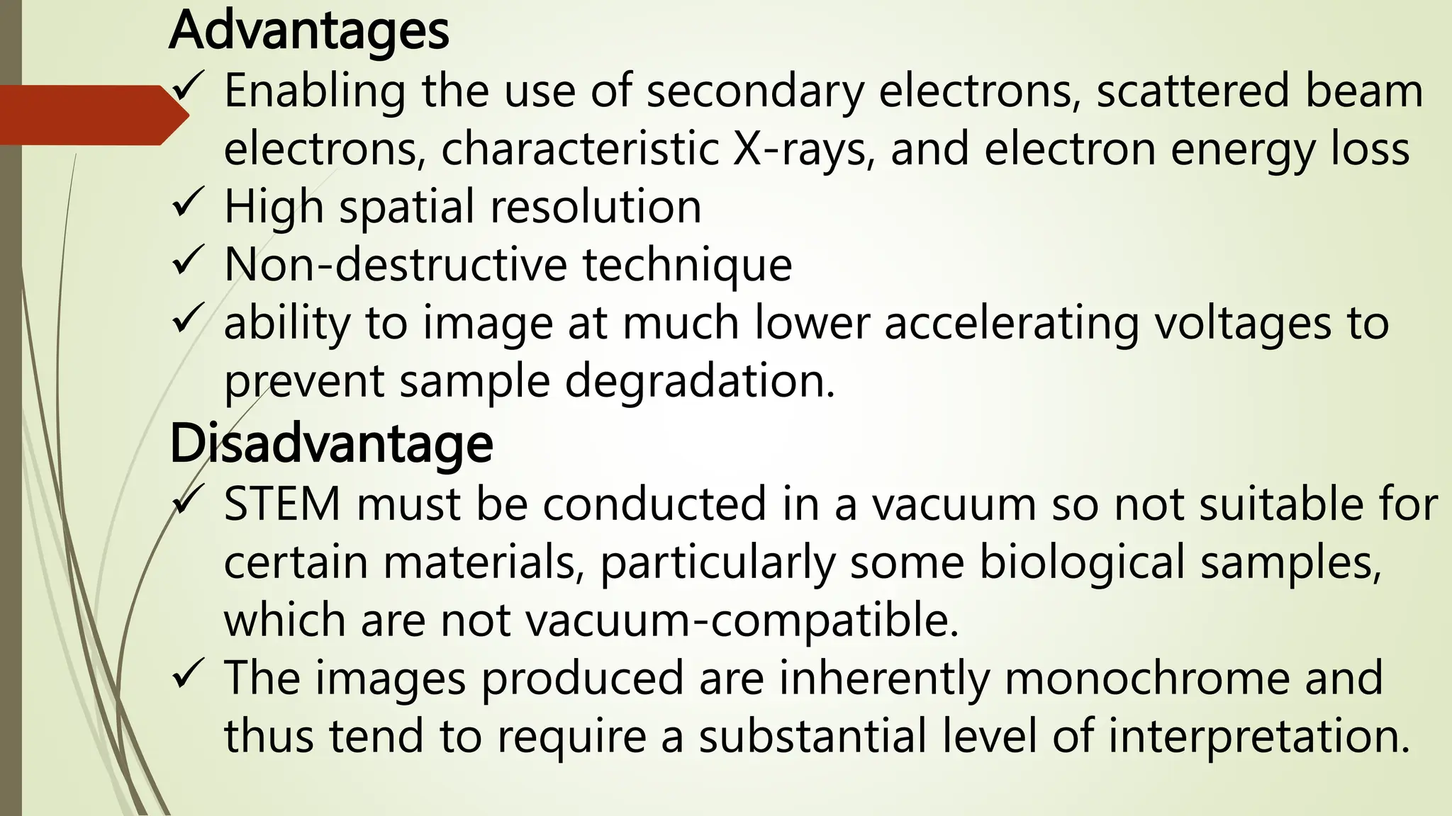 Scanning transmission electron microscopy | PPTX
