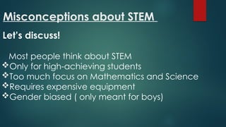 What is STEM education and how can we solve the problems in STEM | PPT