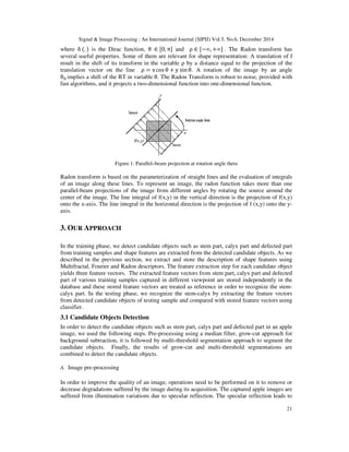 Stem calyx recognition of an apple using shape descriptors | PDF